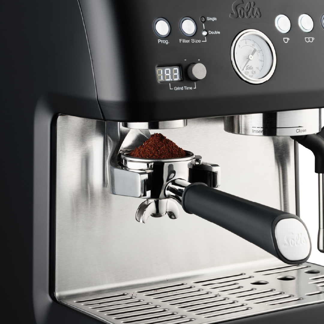 Solis Grind & Infuse Perfetta (Black) – Espresso Machine – Solis Global