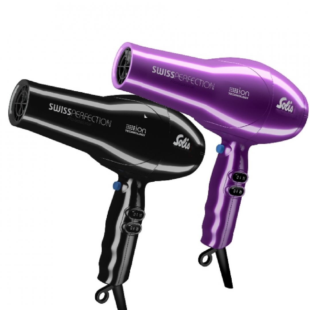 Solis Swiss Perfection - Type 440 - Hairdryer - Black – Solis Global