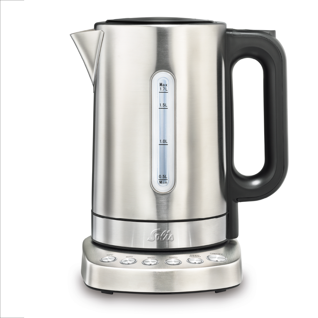 Solis Vario Temp Kettle - Type 5516 - Water Kettle - Silver – Solis Global