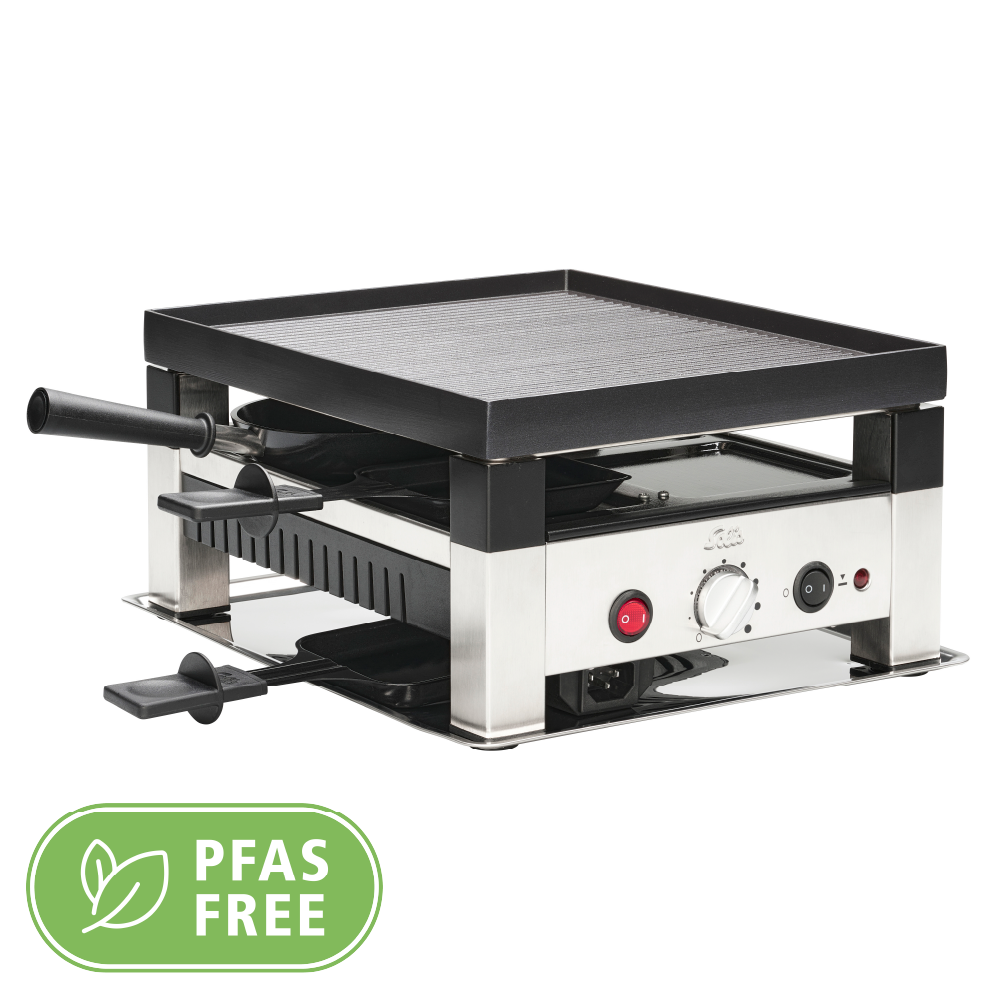 Solis 5 in 1 Table Grill – Compact Raclette & Grill for 4 – Solis Global