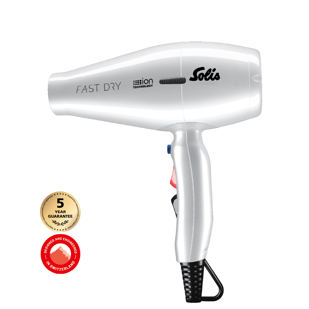 Solis Fast Dry (Silver) – Lightweight Hair Dryer – Solis Global