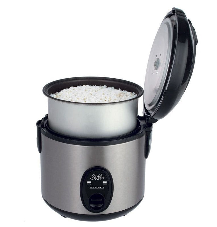 Solis Rice Cooker Compact - Type 821 - Rice Cooker - Silver – Solis Global